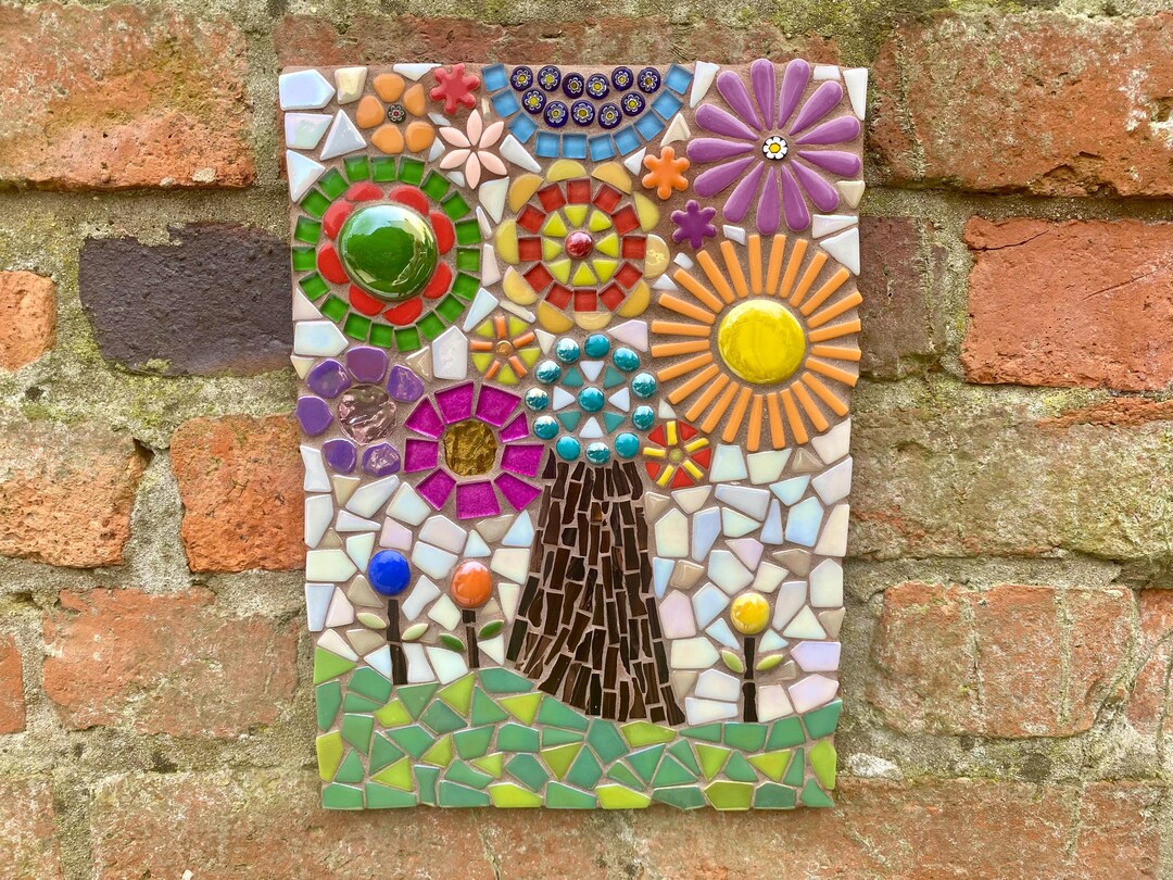 Mosaic Tree of Life, Mosaic Wall Art, Bespoke Art Gift, Garden Gift ...