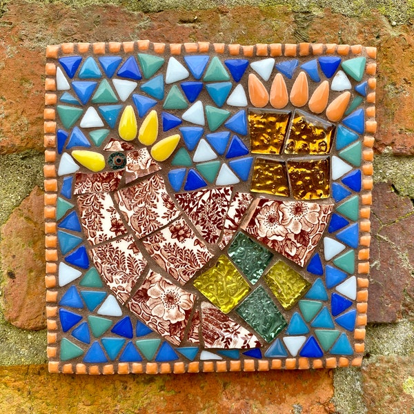 Mosaic Chicken - Etsy