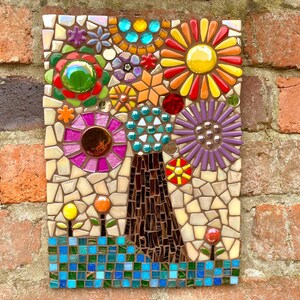 Mosaic Tree of Life, Mosaic Wall Art, Bespoke Art Gift, Garden Gift ...