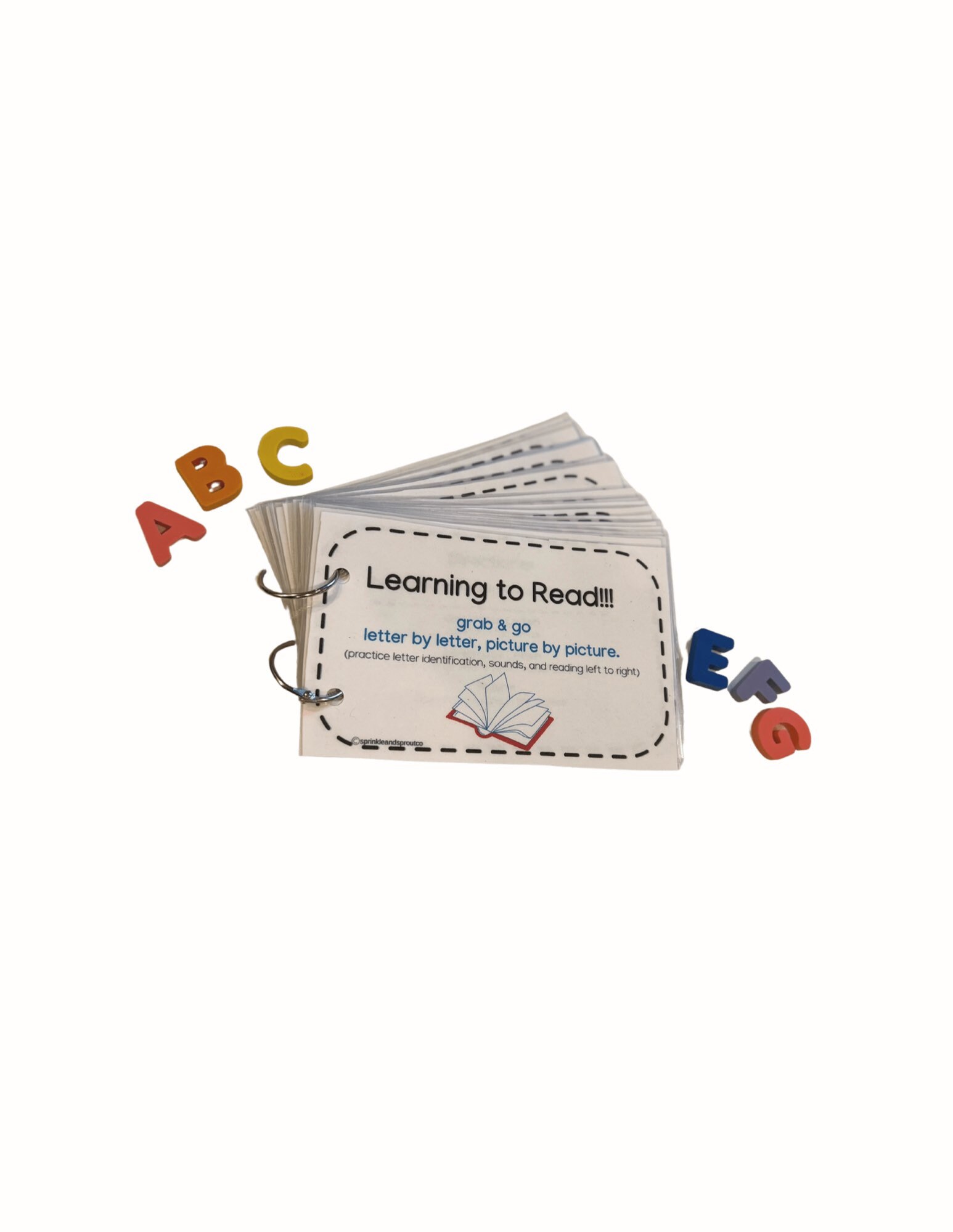 Learning to Read Mini Flip Book - Etsy