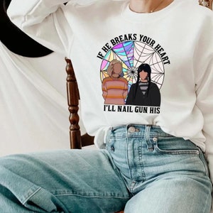 Wednesday Addams and Enid Crewneck Sweatshirt Woman Pullover Addam ...