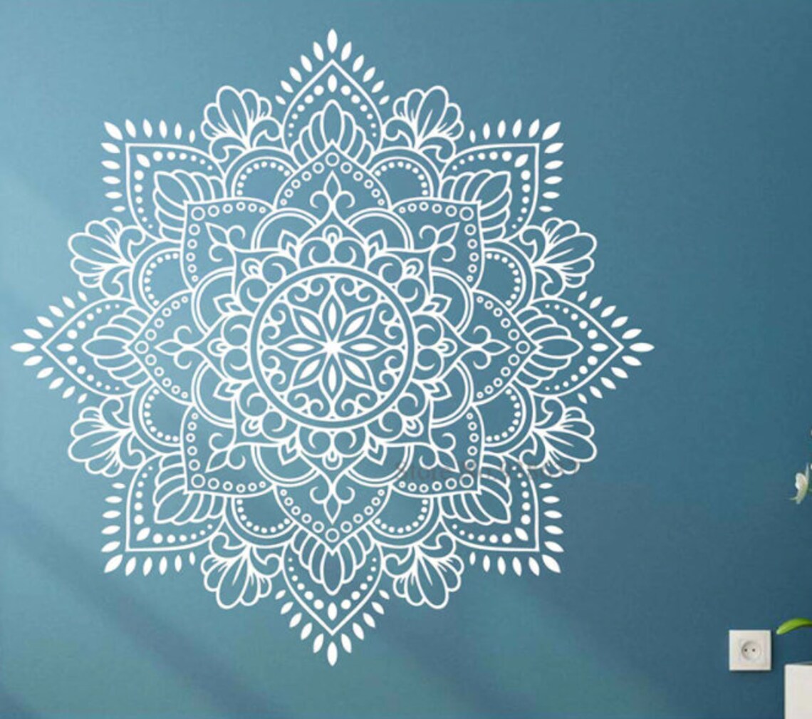 Boho Mandala Wandtattoo für ein Vintage Dekor ethische | Etsy