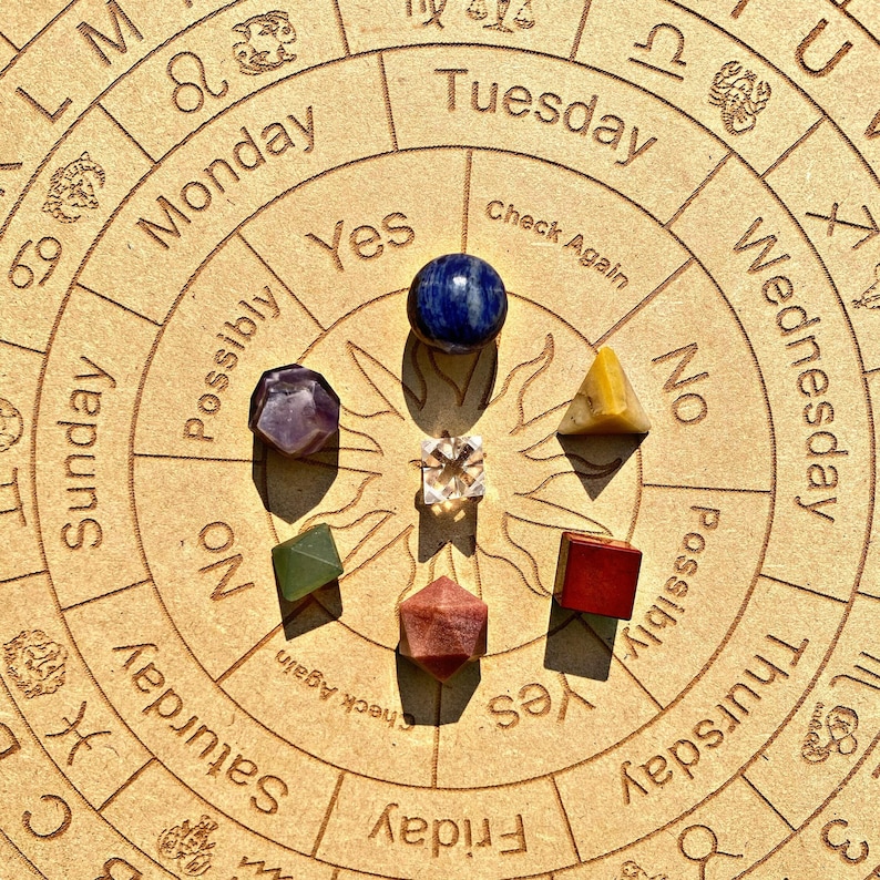 7 Pcs Chakra Platonic Solids Sacred Geometric Set Crystal Geometry Set ...