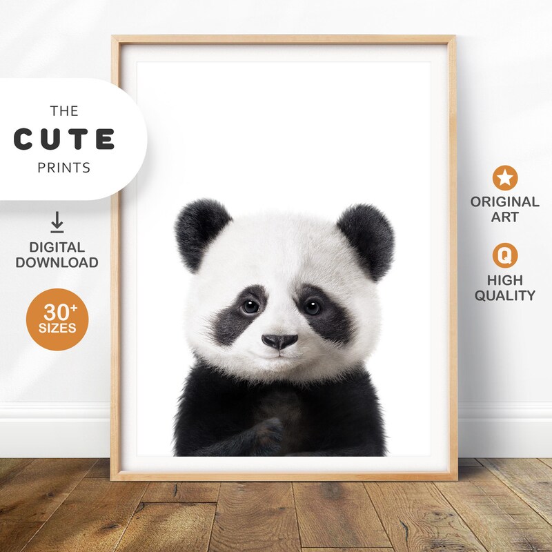 Panda Wall Art - Etsy