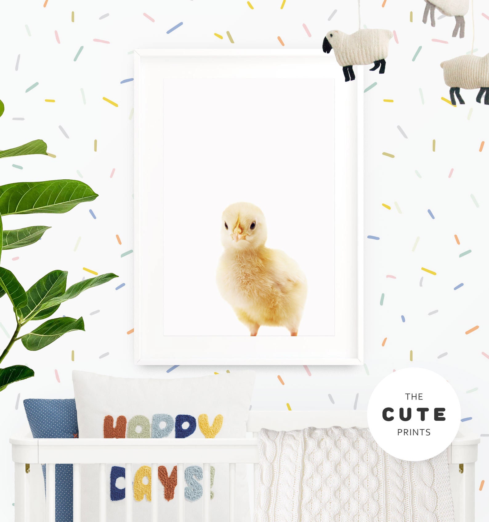 Chick Art Print Printable Wall Art Nursery Decor Prints Farm - Etsy