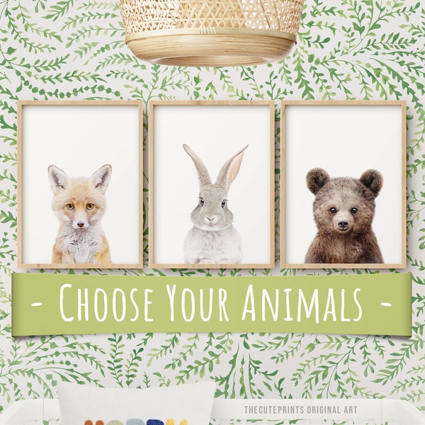 Woodland Animals - Etsy