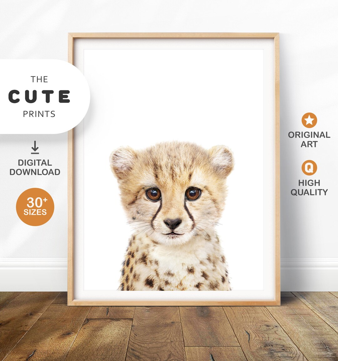 Cheetah Print, Nursery Wall Art Printable, Safari Animal Prints Cheetah ...
