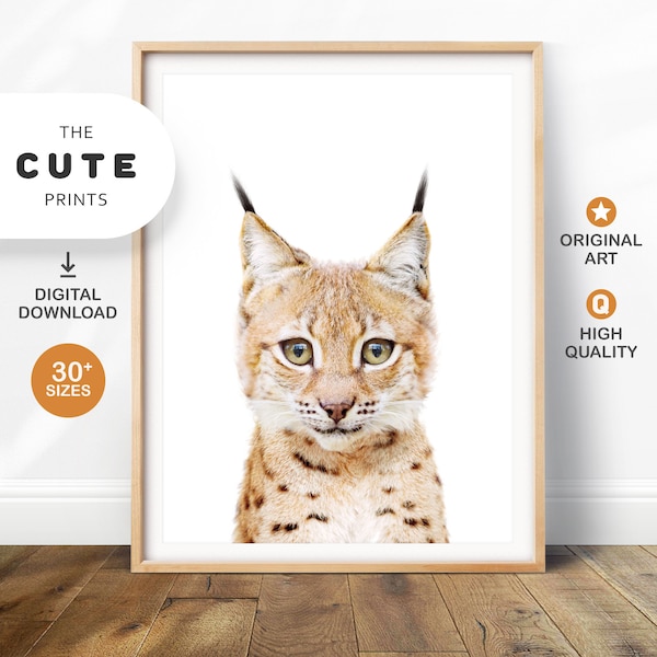 Lynx Print - Etsy