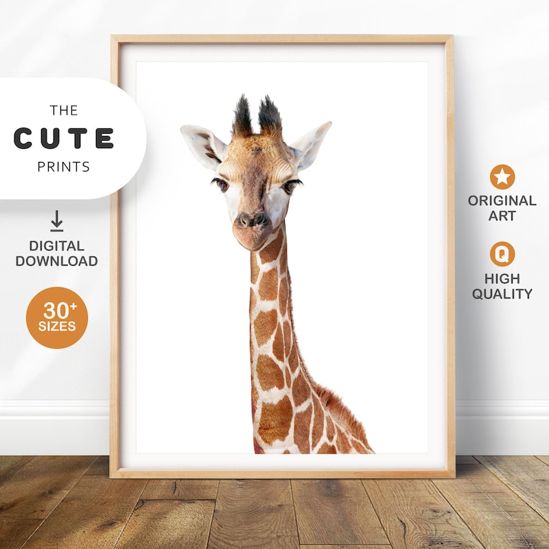 Giraffe Nursery Decor - Etsy