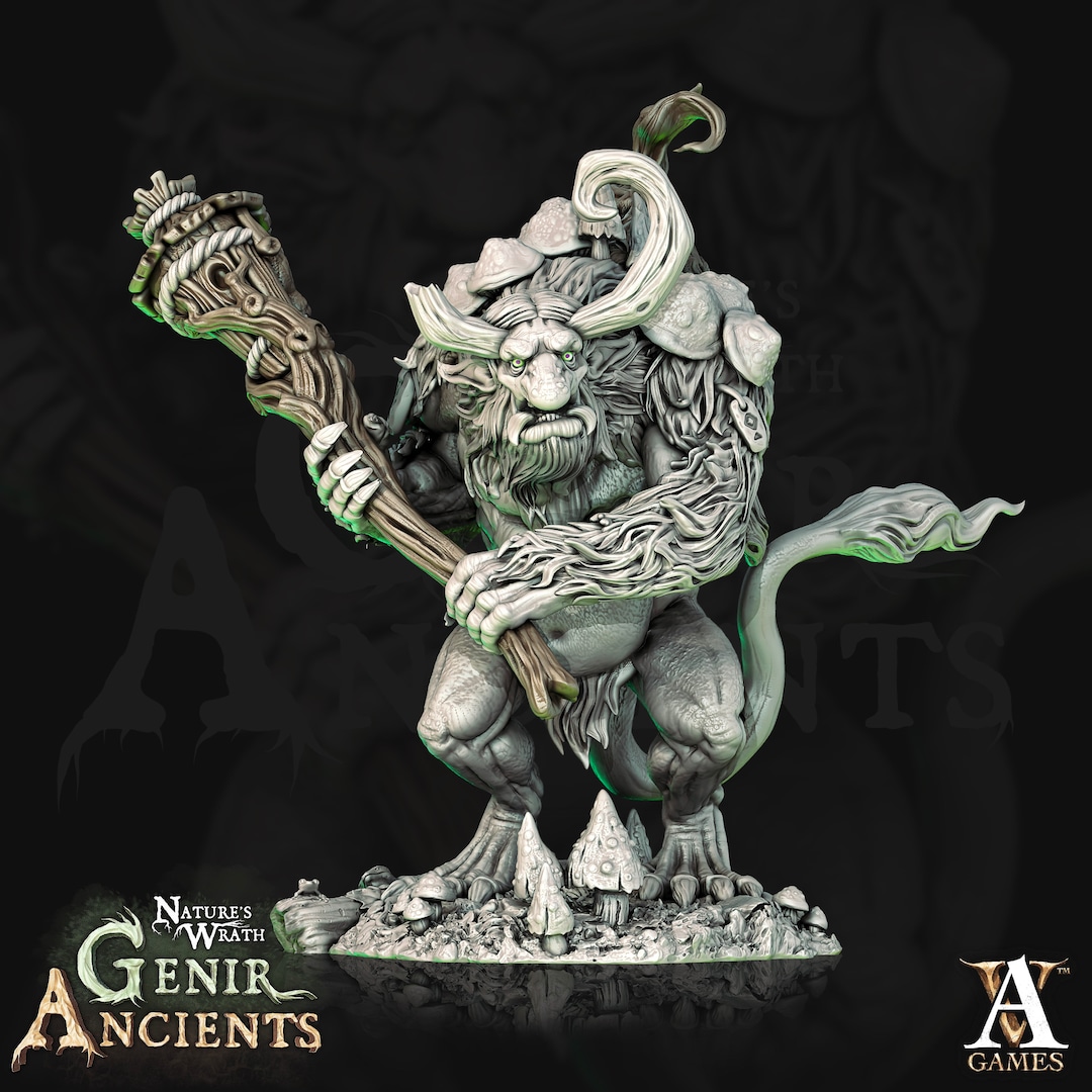 Forest Troll Custom 3D Printed Miniature With Custom Base - Etsy