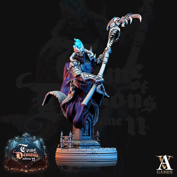 Wraith Demon Custom 3D Printed Miniature With Base - Etsy