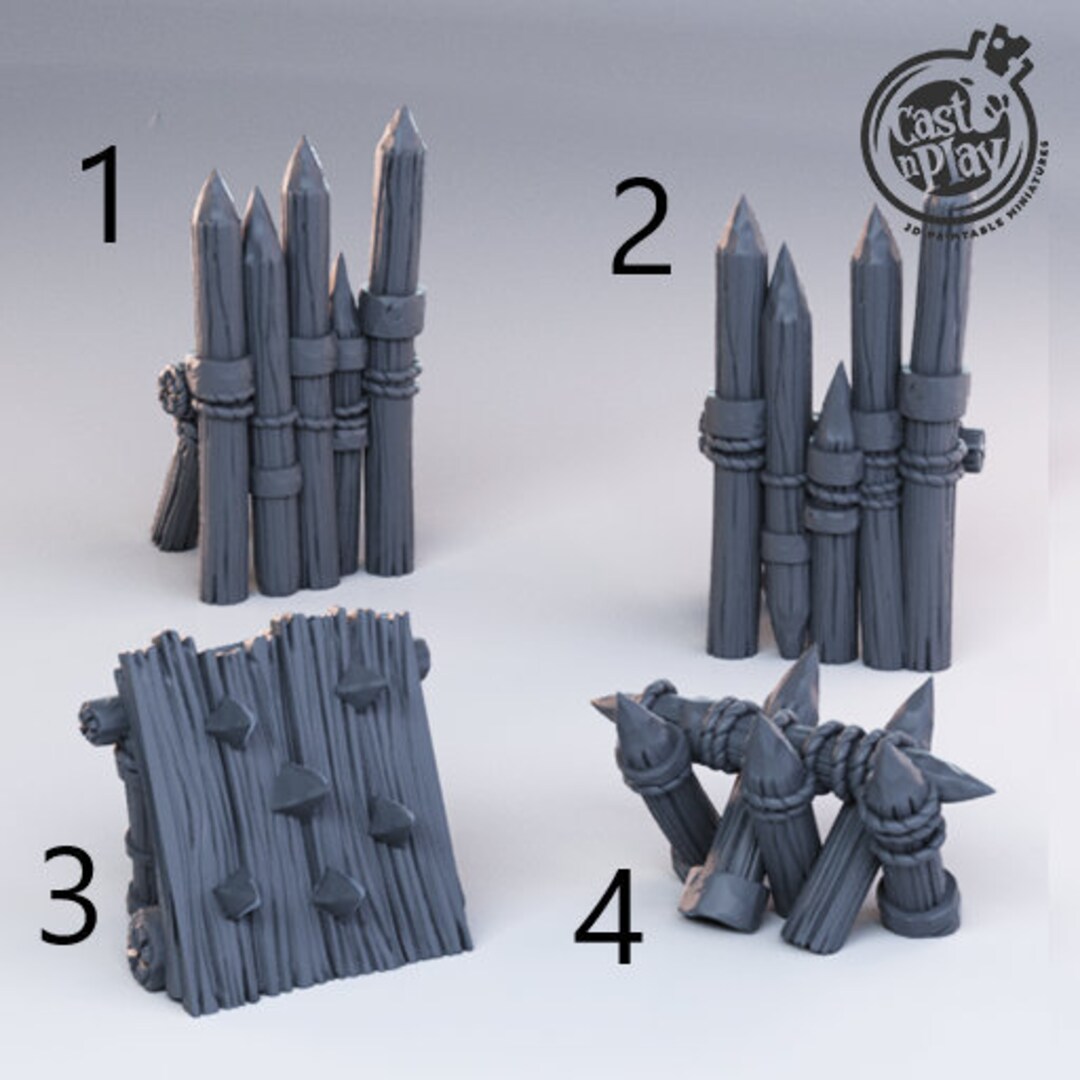 Wooden Barricade Custom 3D Printed Miniature - Etsy