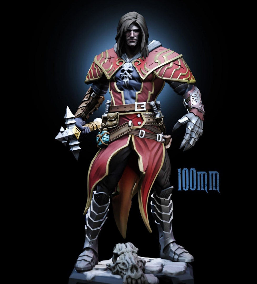 Red Shadow the Hunter Custom 3D Printed Miniature With Base - Etsy