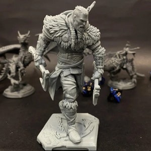 Eigor the Viking Custom 3D Printed Miniature With Base - Etsy