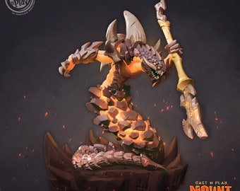 Seraci the Sun Cleric Custom 3D Printed Miniature With Base - Etsy