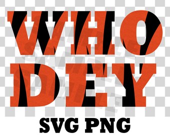 Who Dey Svg | Etsy