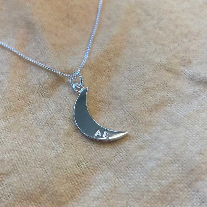 Crescent Moon Hand Chain - Etsy UK