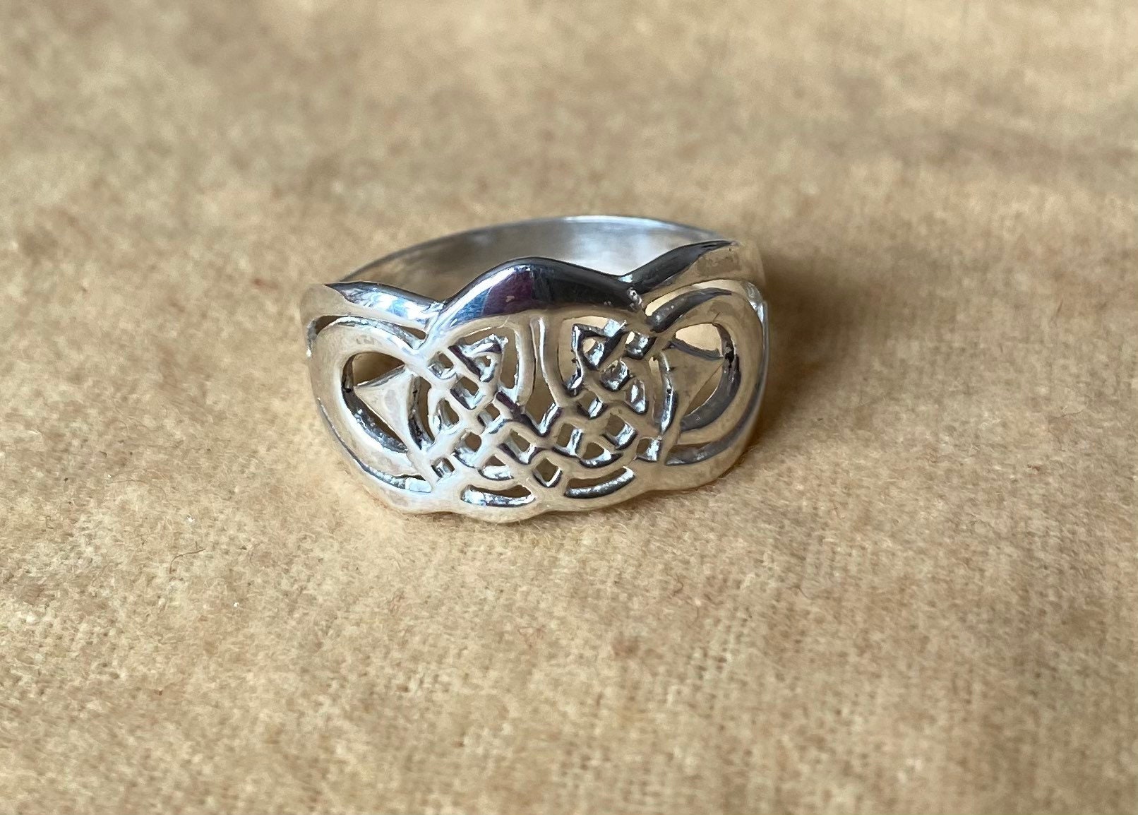 Silver Celtic Band Ring Irish Ring Gaelic Jewellery Many - Etsy Ireland