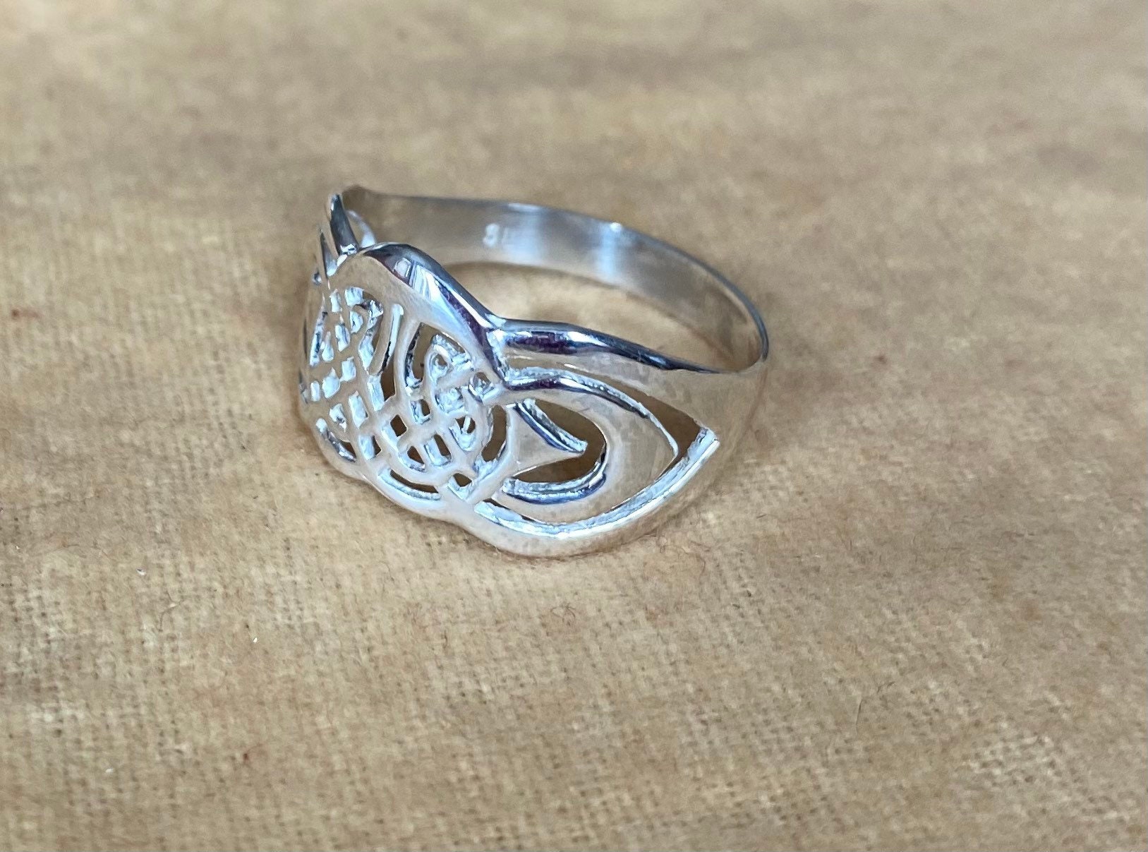 Silver Celtic Band Ring Irish Ring Gaelic Jewellery Many - Etsy Ireland
