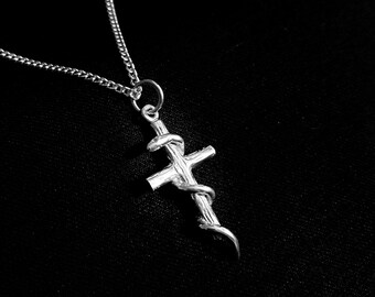 Gothic Cross Pendant | Etsy