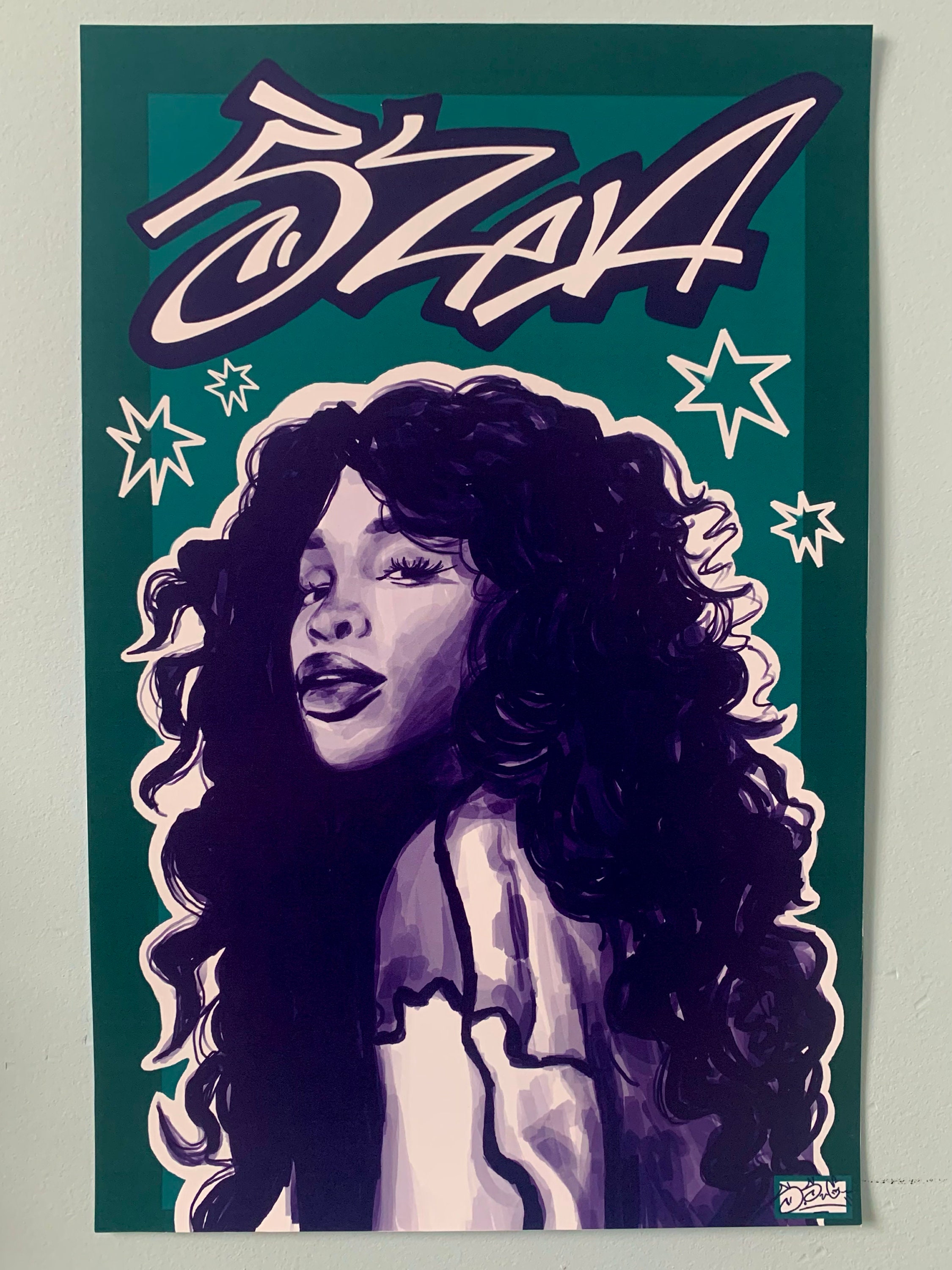 Sza Poster - Etsy