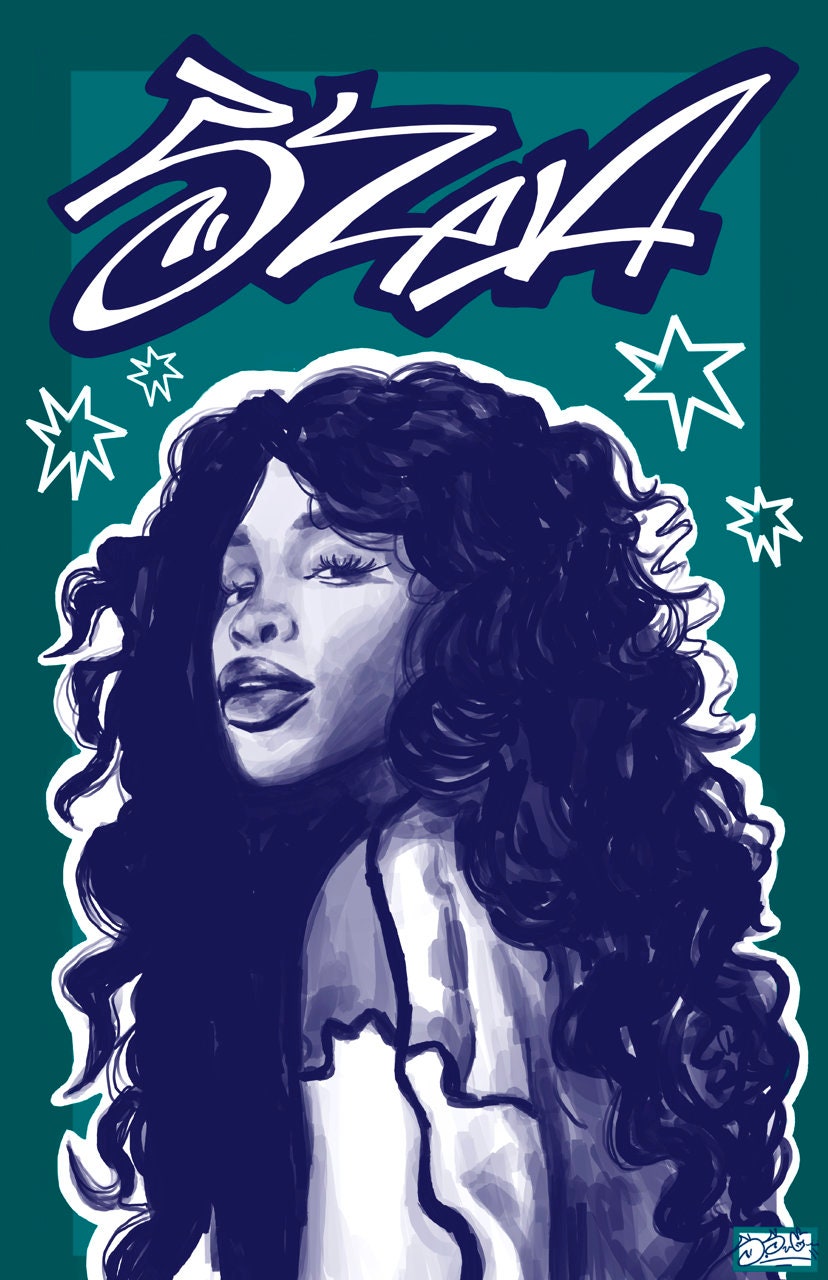 Sza Poster - Etsy
