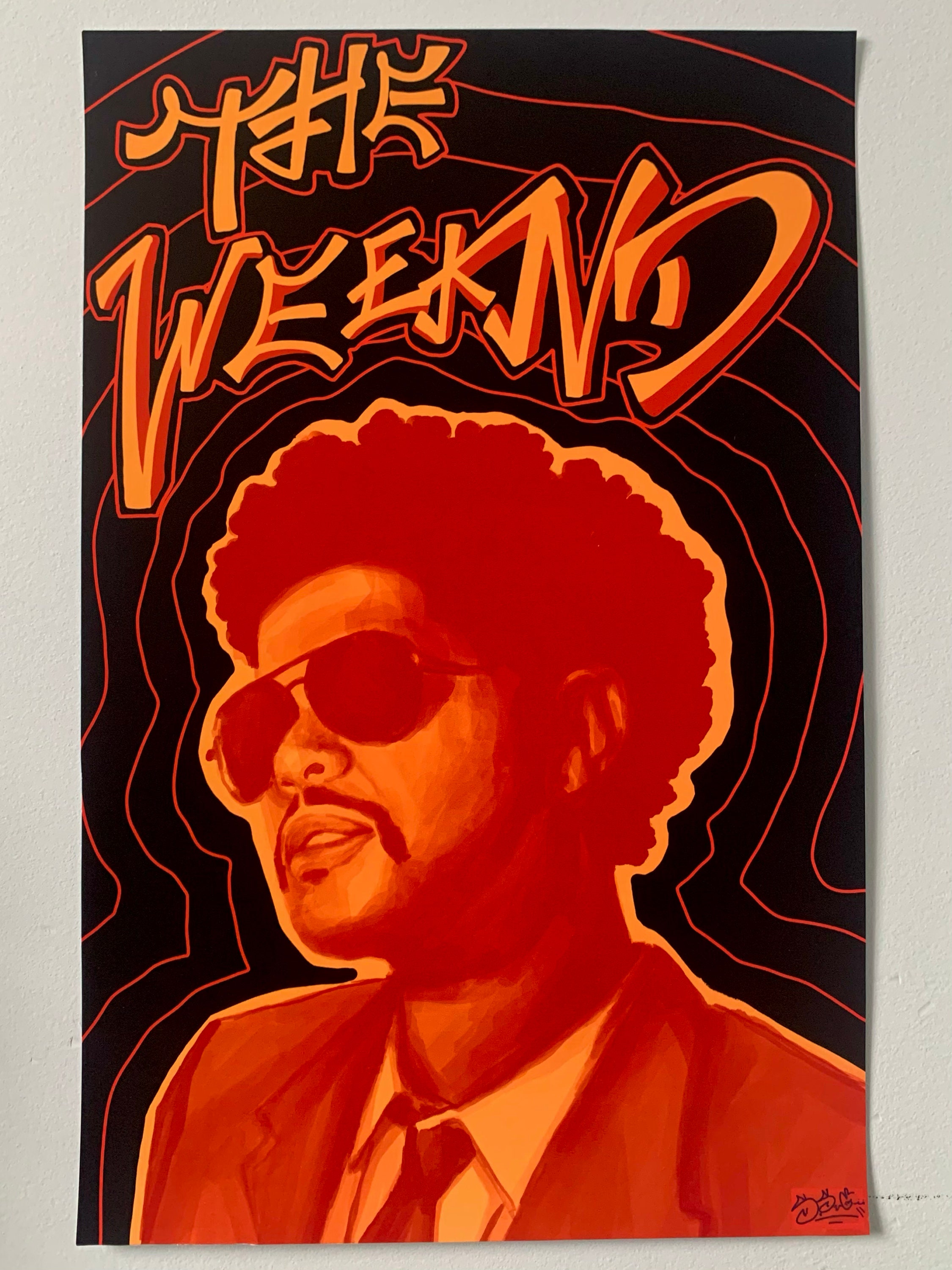 The Weeknd Poster - Etsy