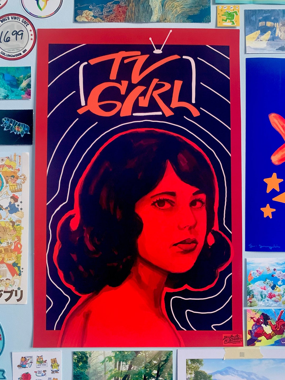 Tv Girl Poster Etsy
