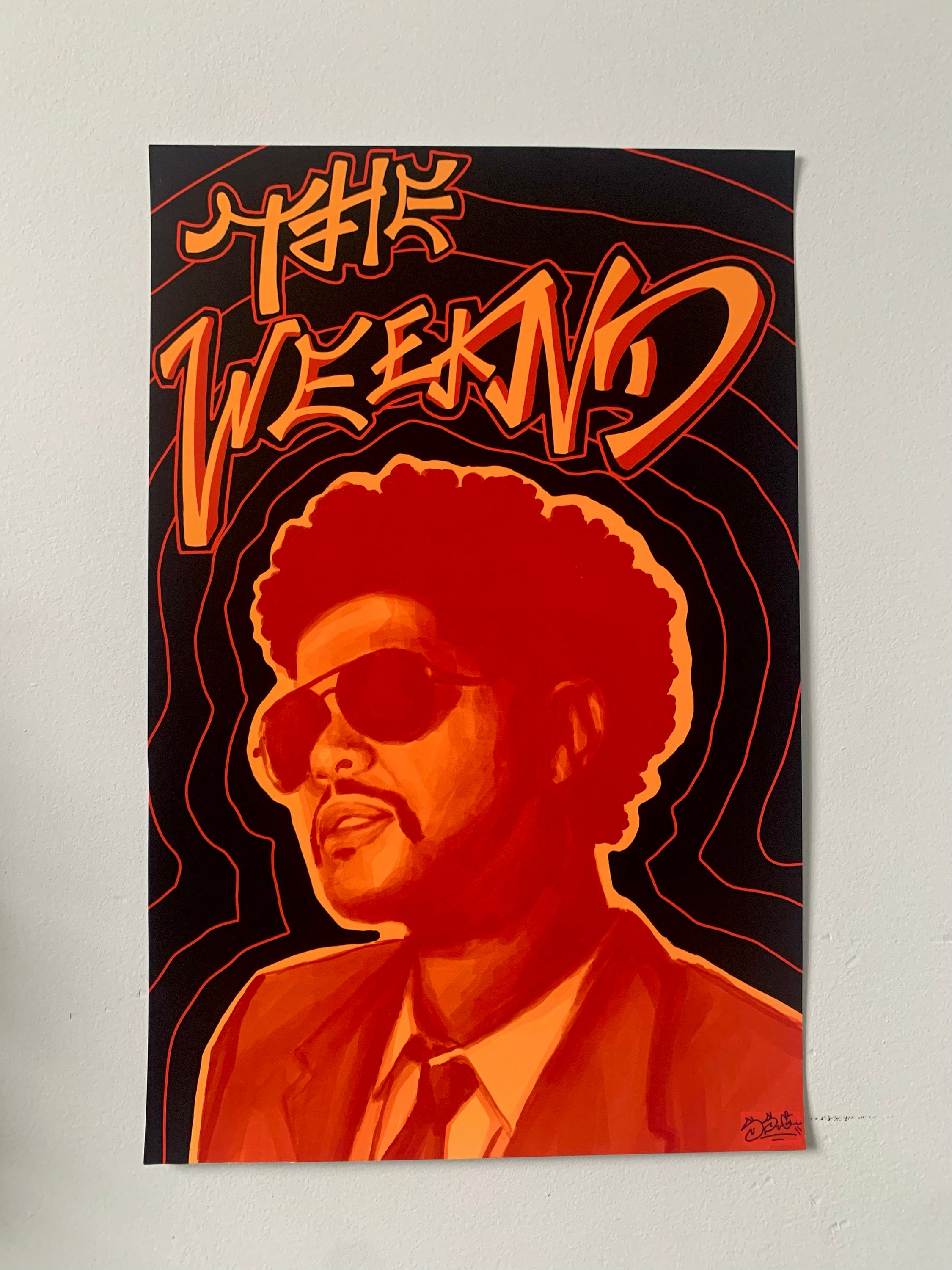 The Weeknd Poster - Etsy