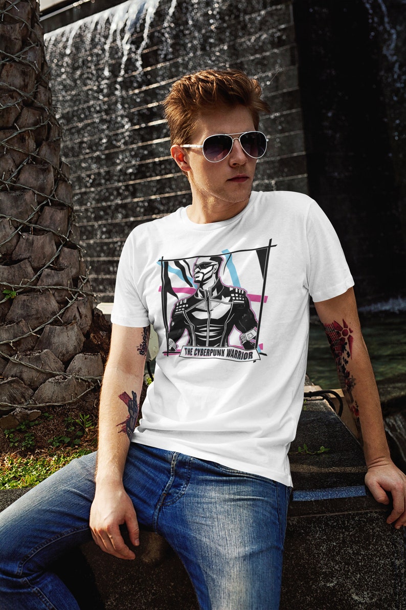 Post-apocalyptic Cyberpunk One Piece Shirt A Retro-futuristic One-of-a ...