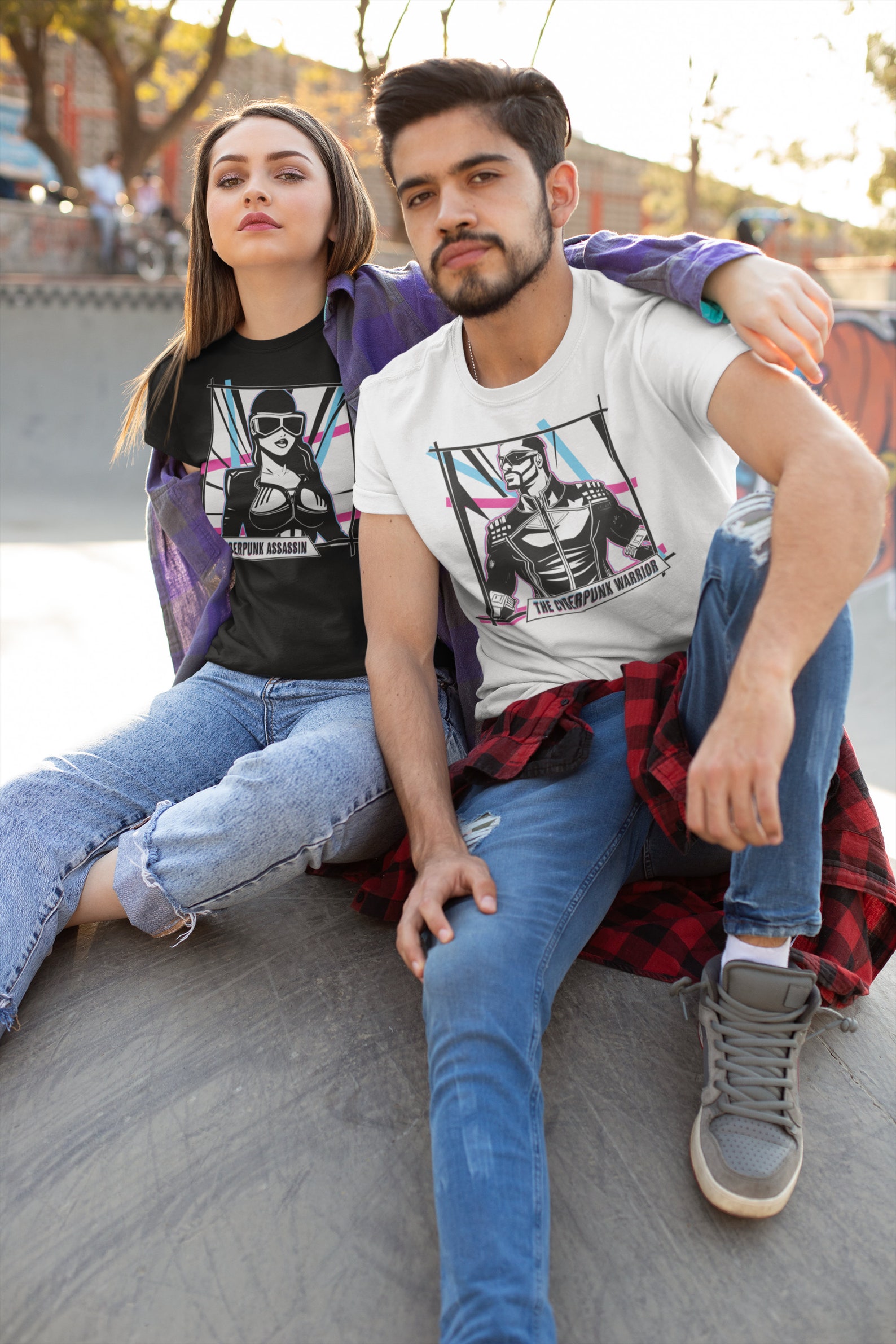 Post-apocalyptic Cyberpunk One Piece Shirt A Retro-futuristic One-of-a ...