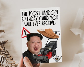 The Most Random Birthday Card - Etsy UK