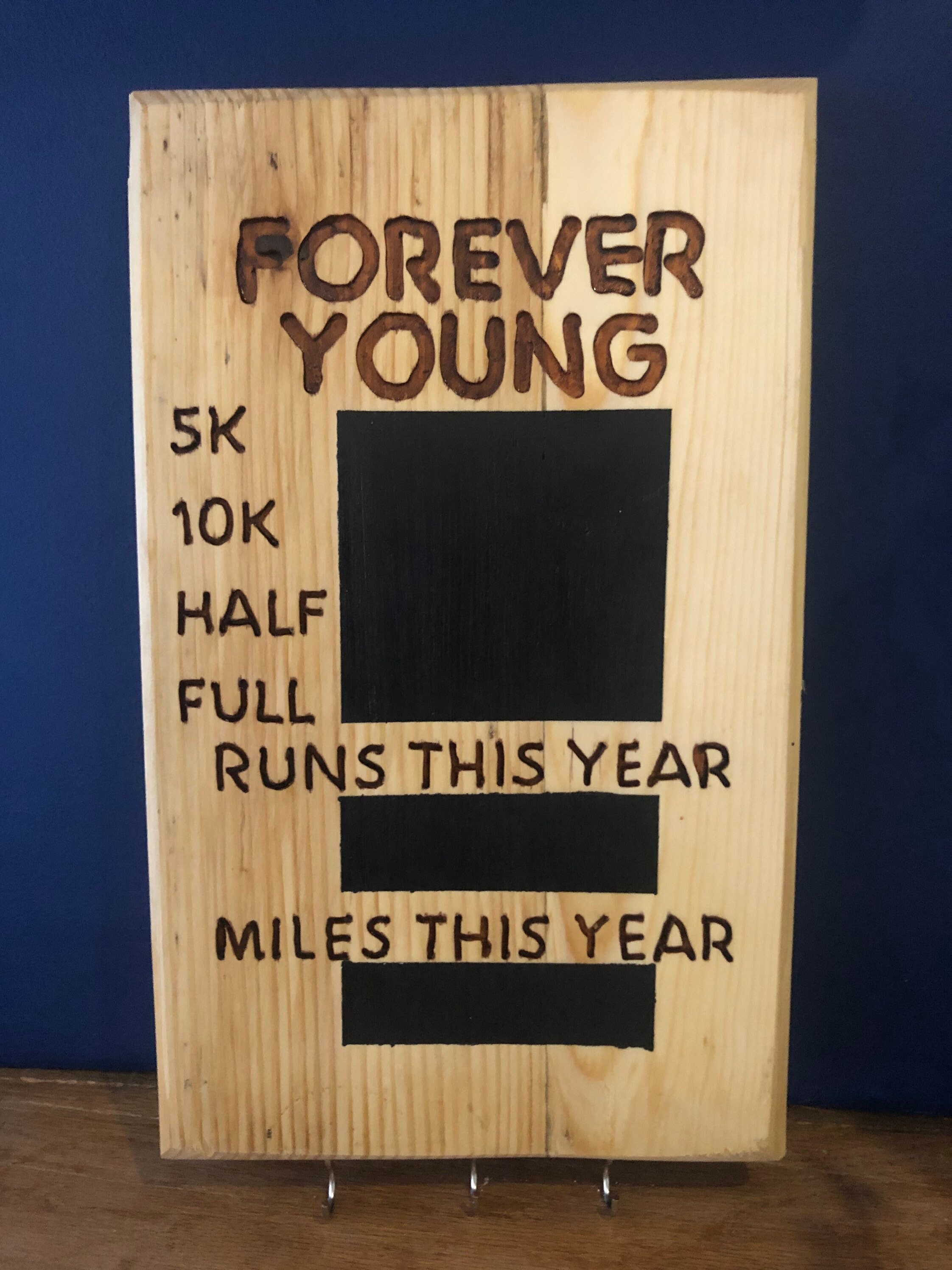 Personalised Running Race PB board | Etsy