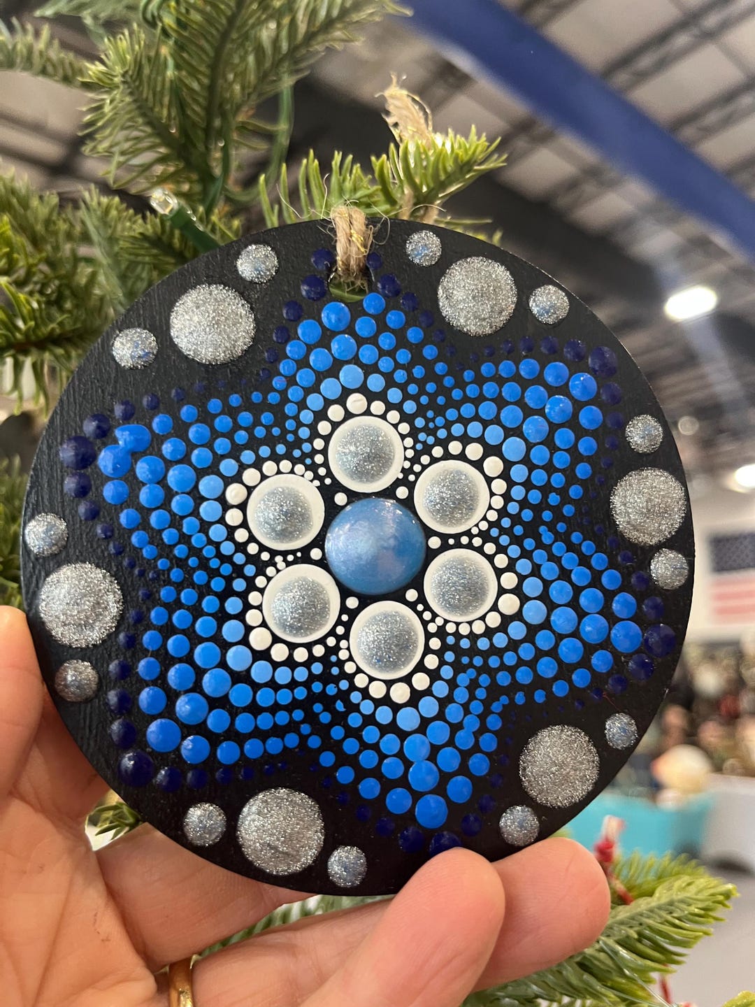 4-inch Round Wooden Ornament - Etsy