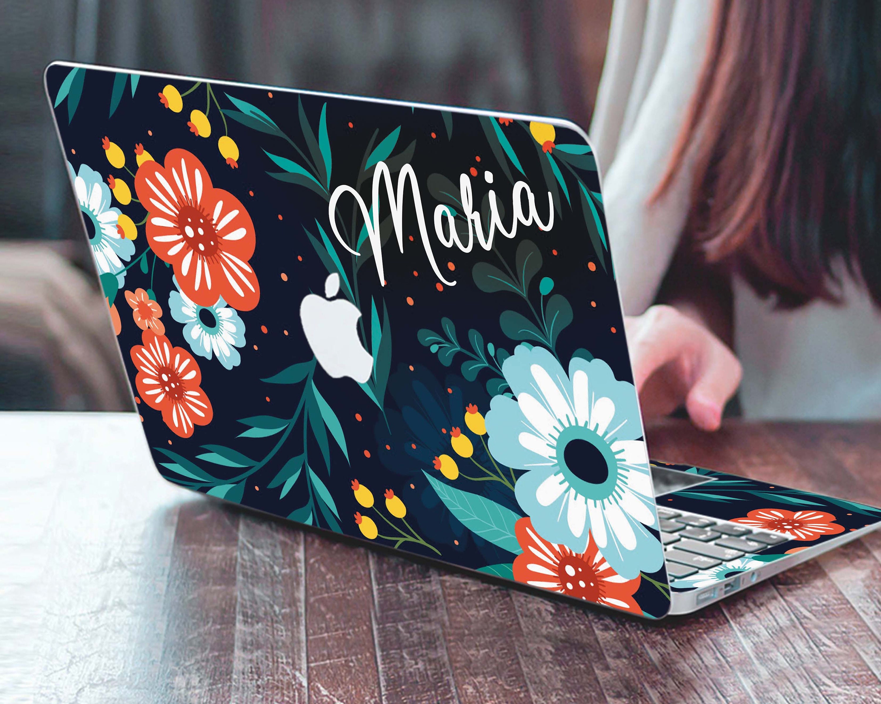 Custom Name macbook skin Personalized Macbook Decal Custom | Etsy