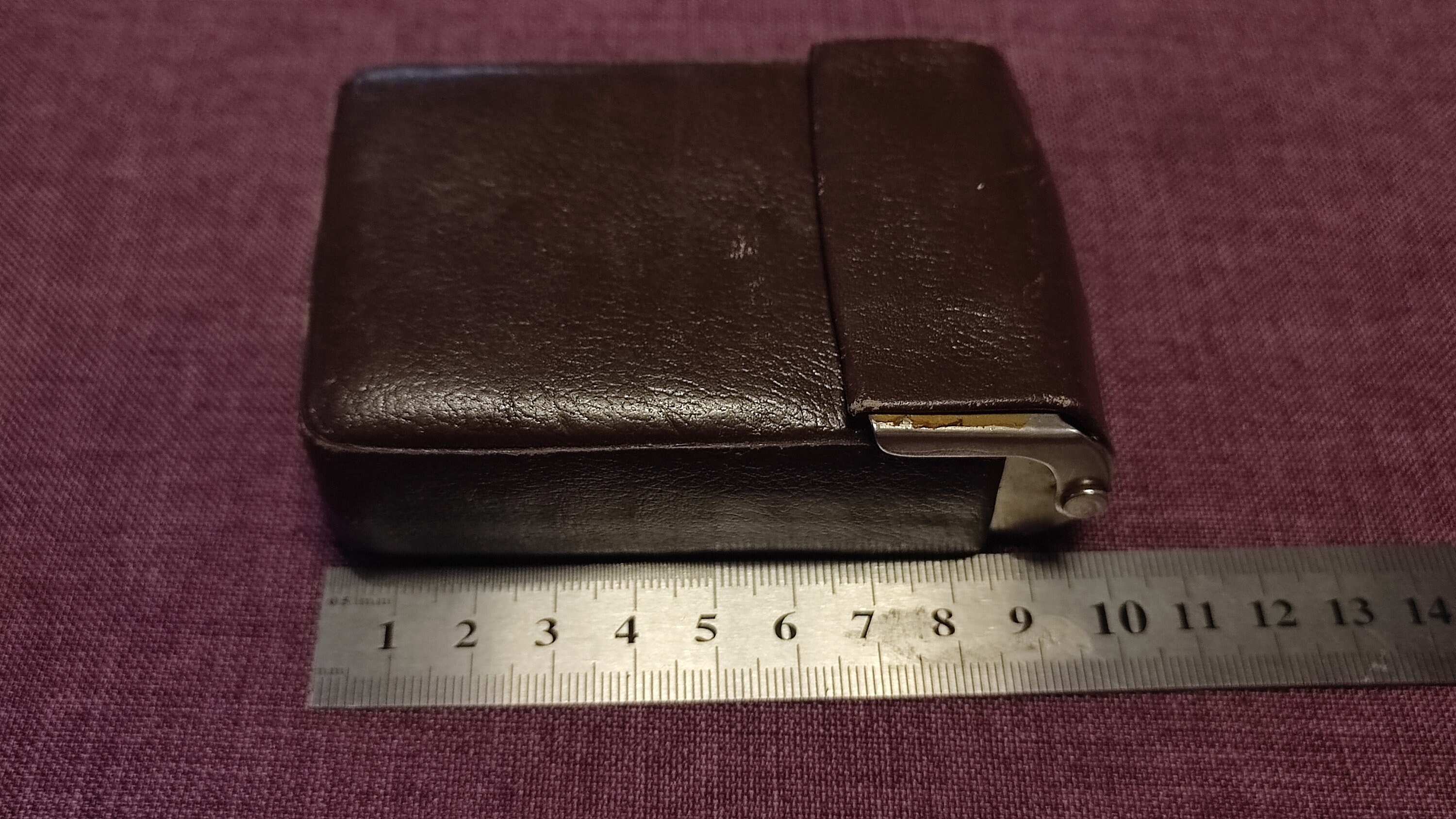Genuine Leather Snuff Box,vintage Smoking Accessories,smoking Box,dark ...