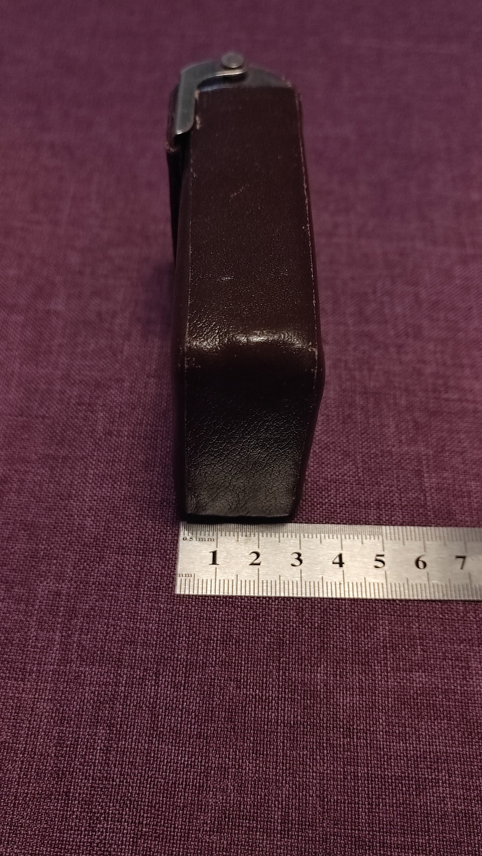 Genuine Leather Snuff Box,vintage Smoking Accessories,smoking Box,dark ...