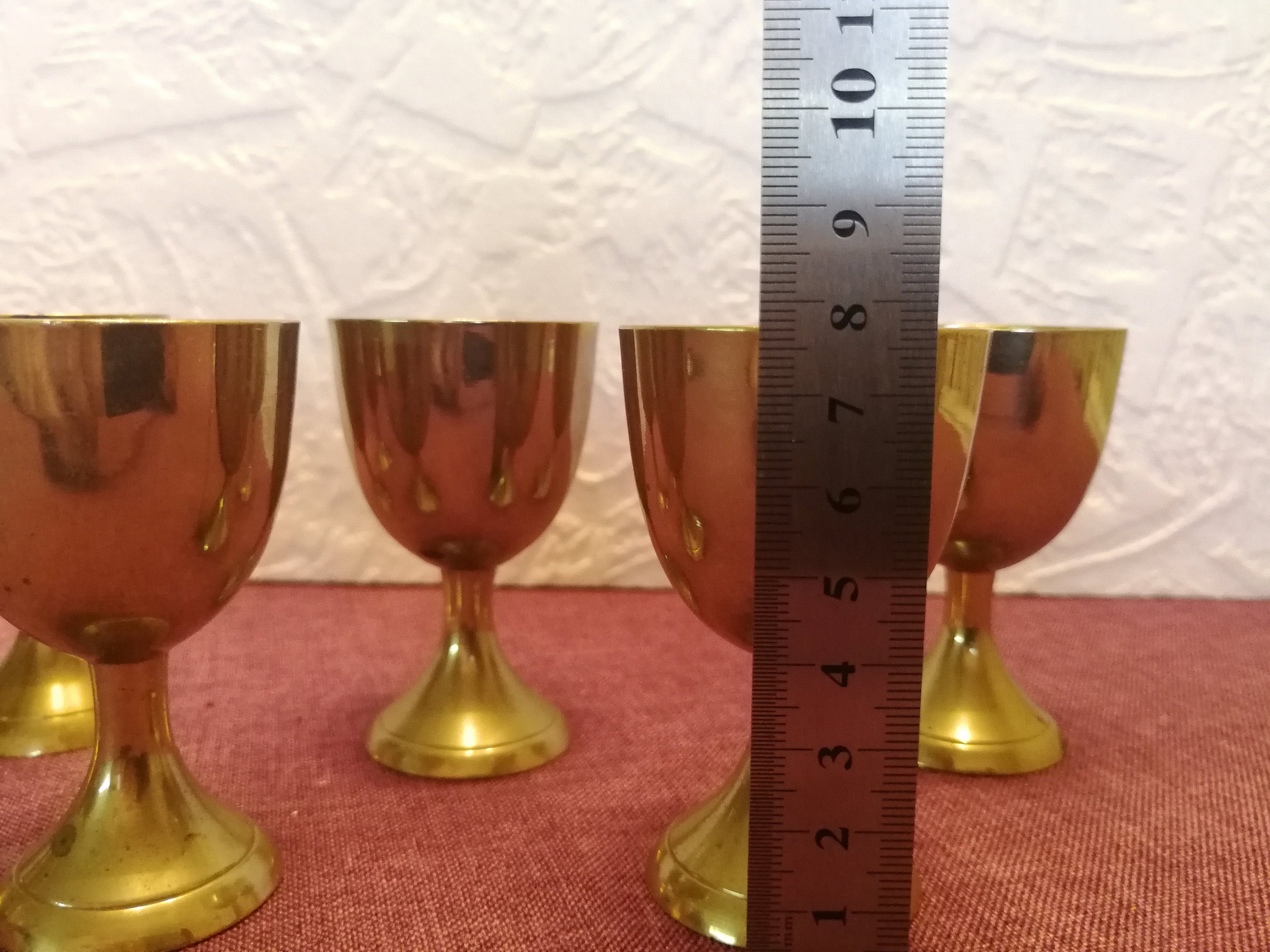 Rare Vintage Bronze Cup for Liquor From 1970s, Collectible Brass Wine ...