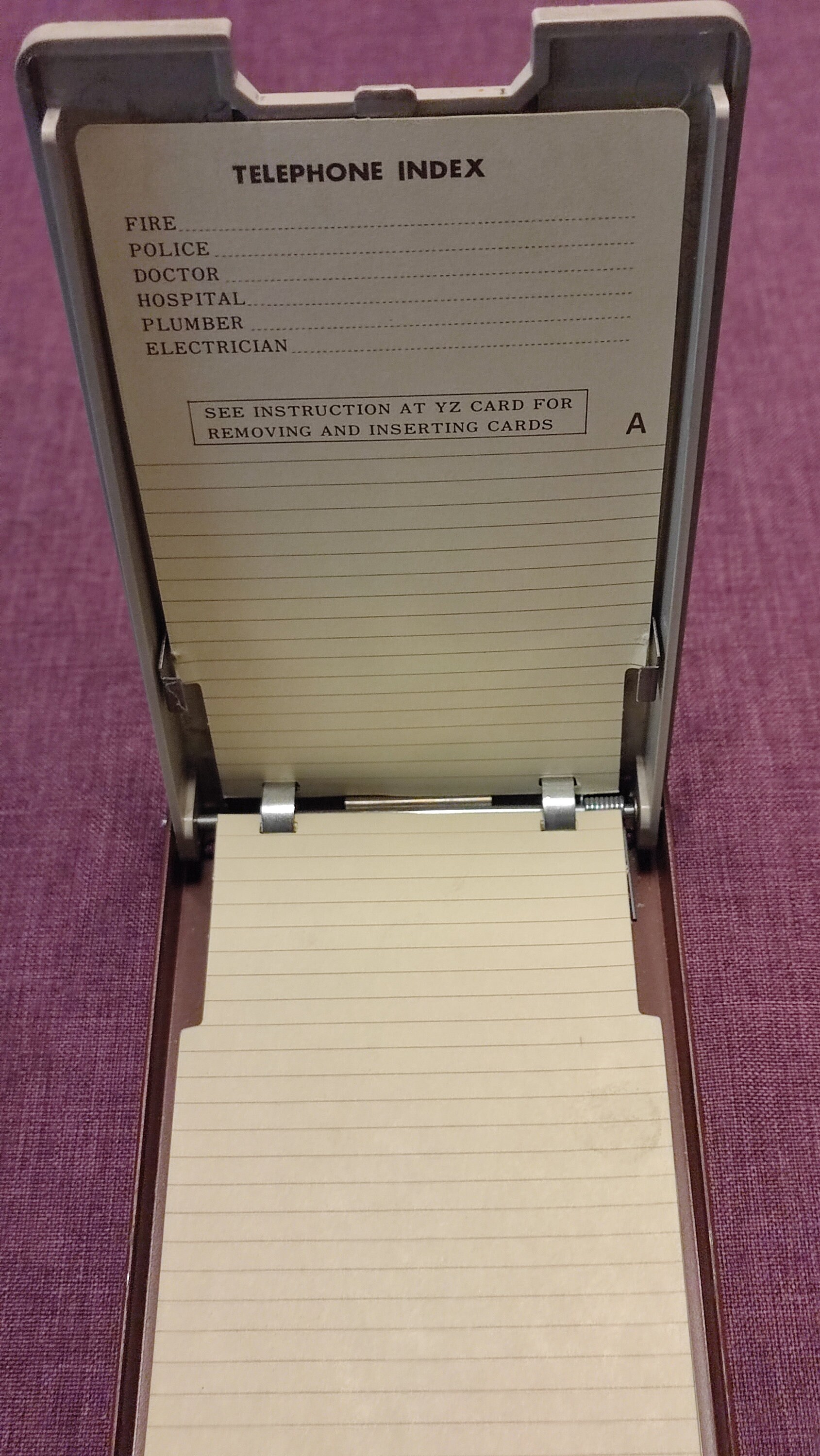 Vintage Flip-open Slide Address Phone Book,desk Pop up Phone Organiser ...