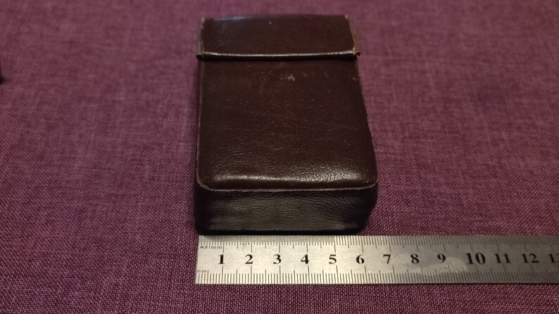 Genuine Leather Snuff Box,vintage Smoking Accessories,smoking Box,dark ...