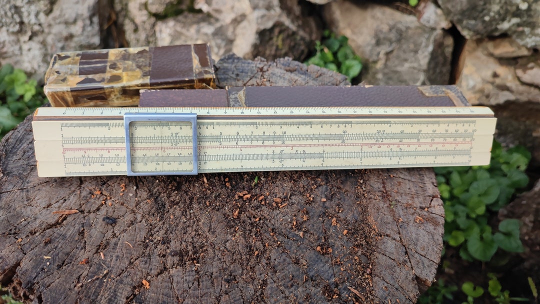 Vintage Soviet Ruler,ussr Logarithmic Slide Ruler,engineering Tool ...