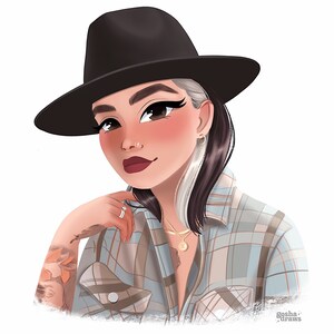 Cute Cartoon Portrait Custom Portrait Personalized - Etsy