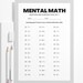 Mental Math | Addition and Subtraction | Arithmetic Skills | Math ...