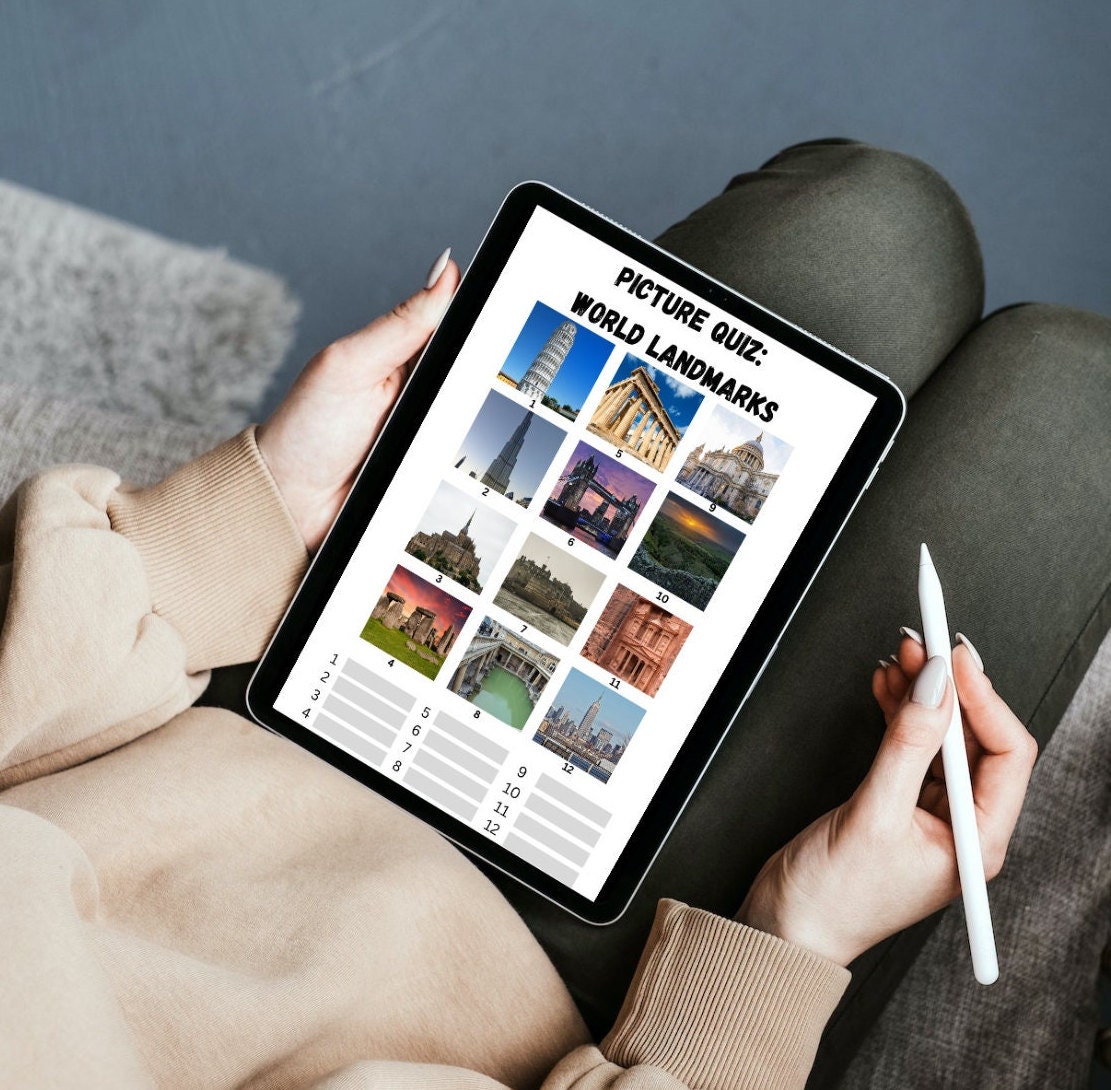 World Landmarks Quiz | Family Games | Quiz Night | Geography | Travel ...