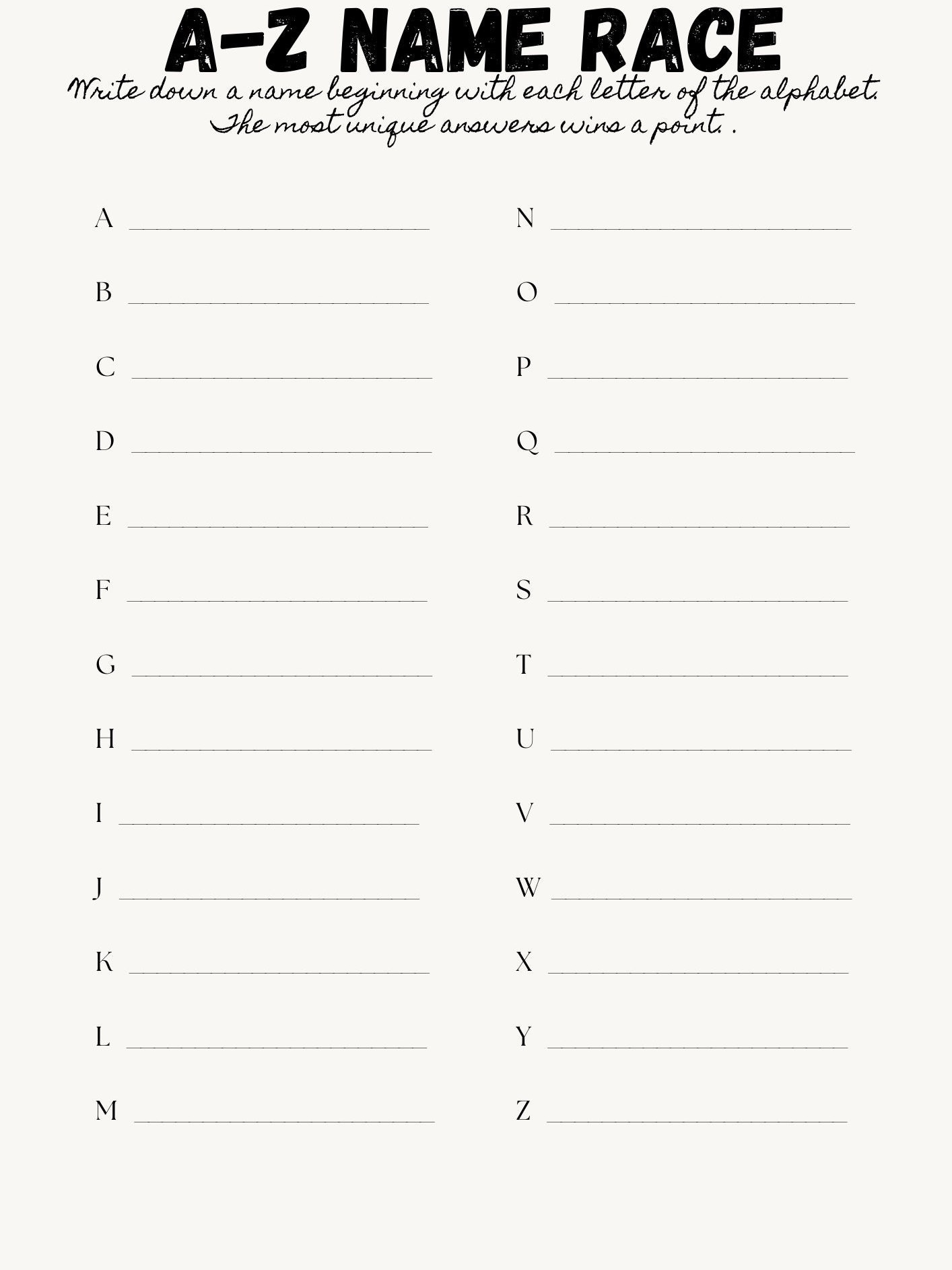 Quiz Game Night Bundle Icebreaker Games Games for Family, Friends ...