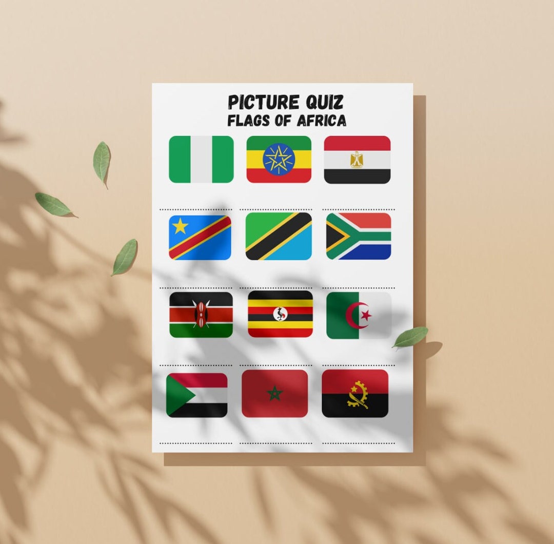 Flags of Africa | Quiz Night | Geography Quiz | Africa | Family Games ...