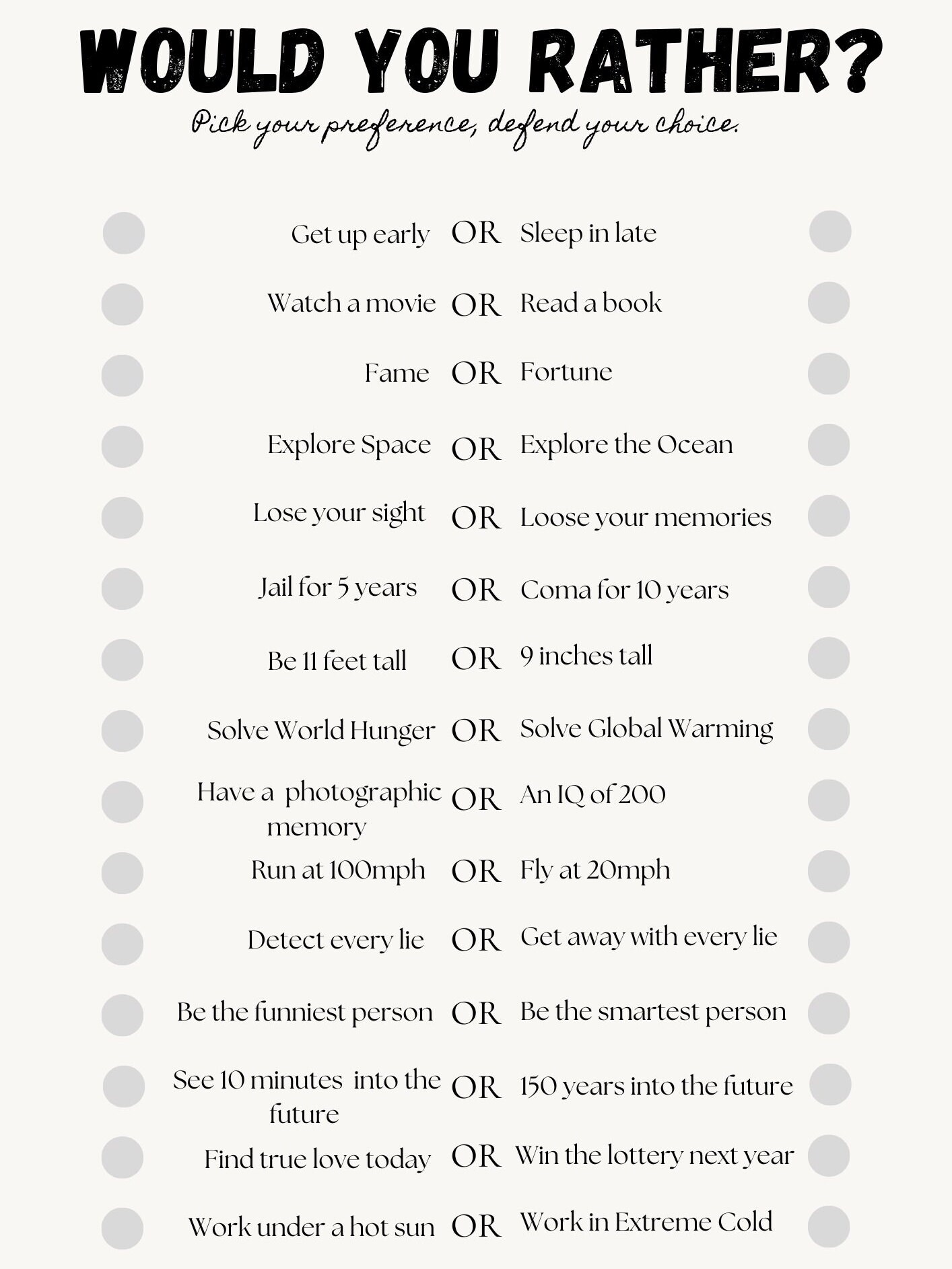 Quiz Game Night Bundle Icebreaker Games Games for Family, Friends ...