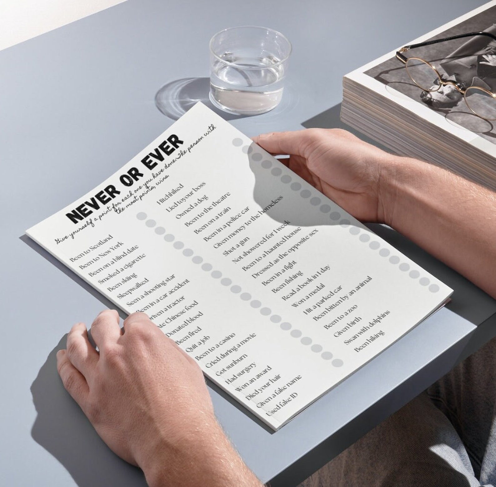 Never or Ever | Never Have I Ever | Quiz Night | INSTANT DOWNLOAD - Etsy