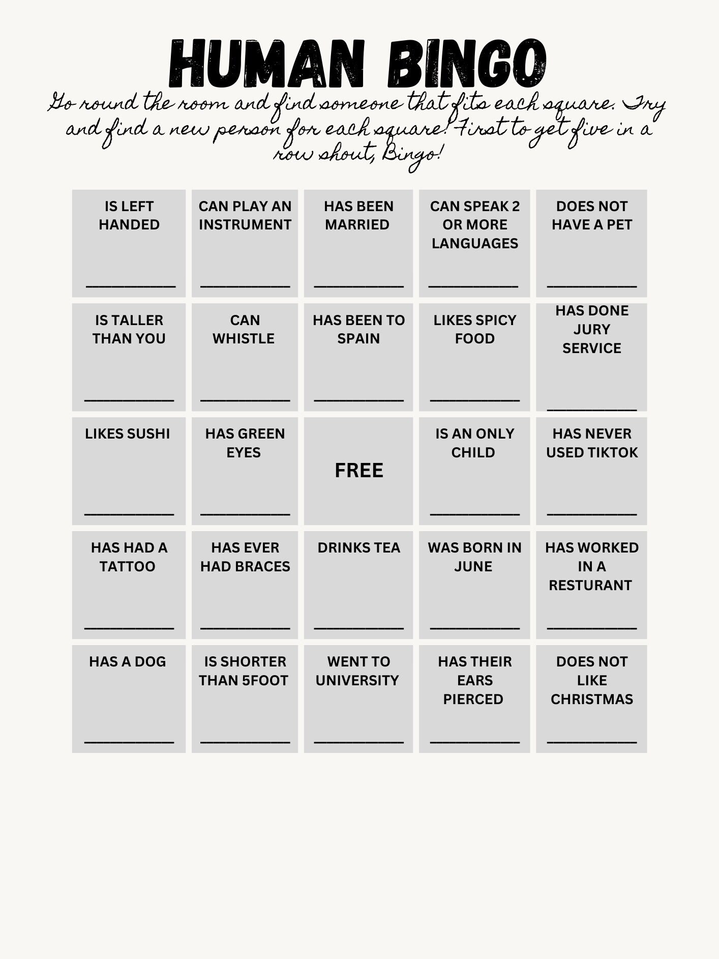 Quiz Game Night Bundle Icebreaker Games Games for Family, Friends ...