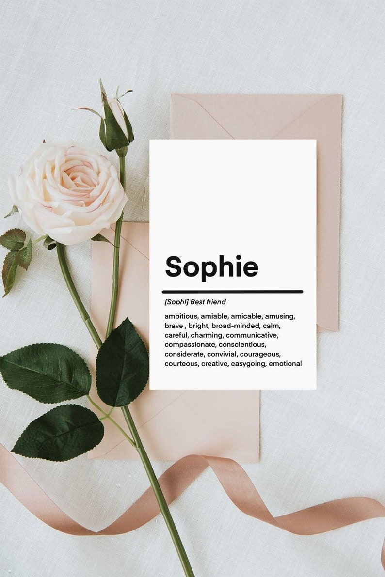 Personalized Card With Matching Label Personal Card for | Etsy